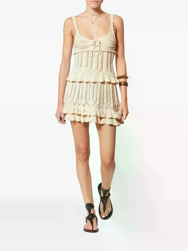 MARANT ETOILE Nelle Mini Skirt - White