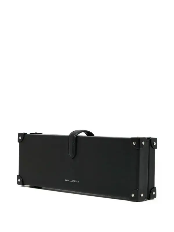 Karl Lagerfeld Autograph Padlock Trunk Clutch