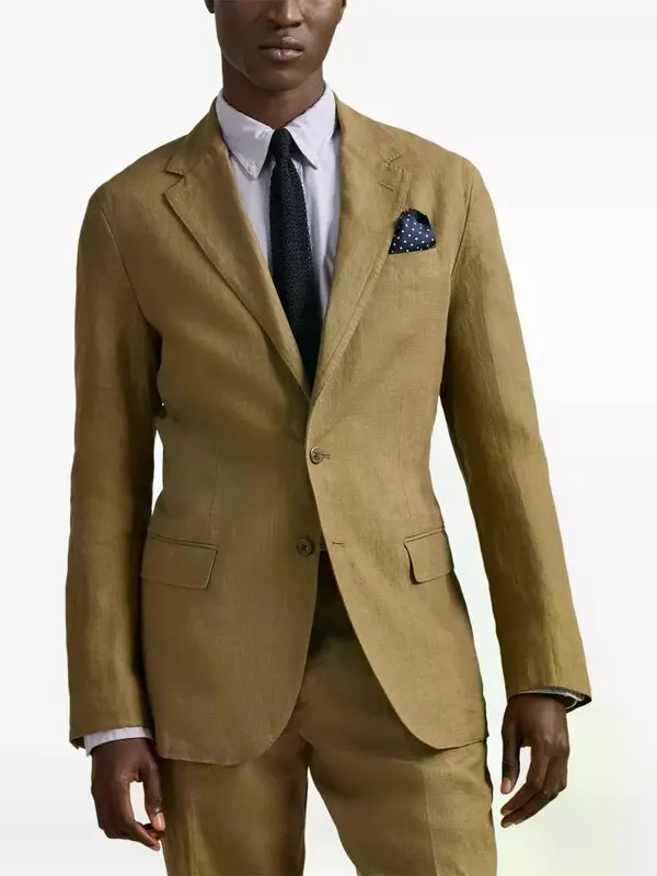 Polo Ralph Lauren Button Linen Blazer
