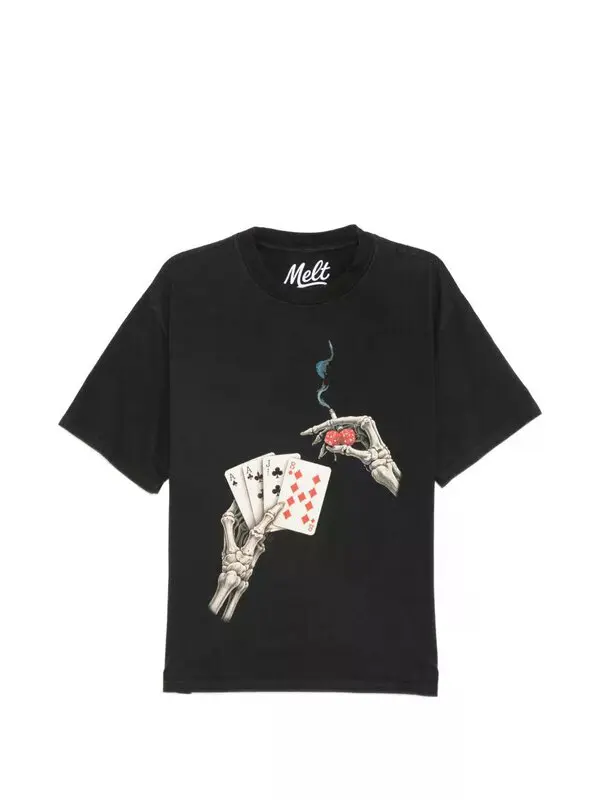 MELT Graphic-print Round-neck T-shirt