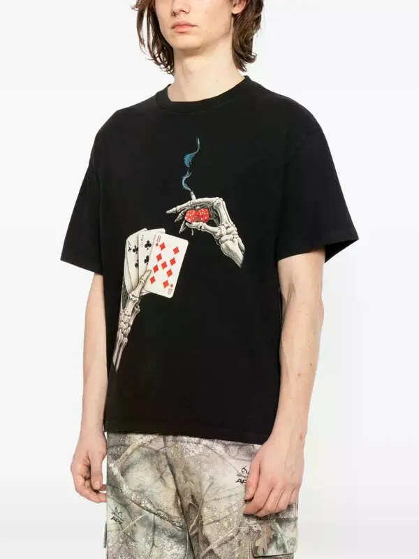 MELT Graphic-print Round-neck T-shirt