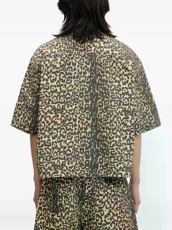 Rhude Flap-pocket Animal-print Shirt