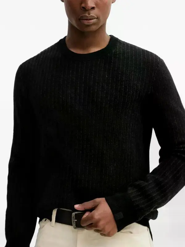 Rag & Bone Textured Crew-neck Sweater