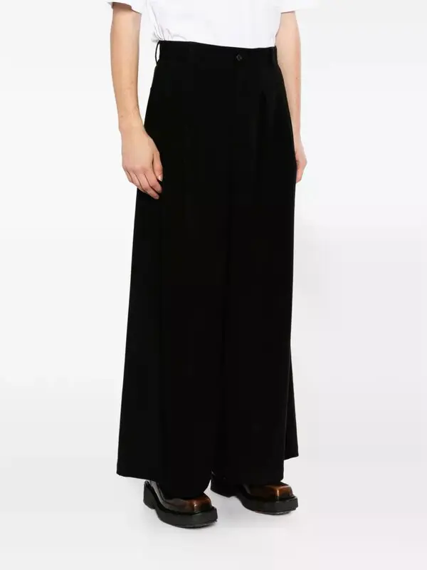 SONGZIO Asymmetric-fold Trousers