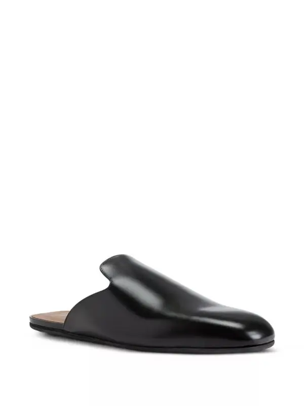 GIUSEPPE ZANOTTI Aristoteles Shiny Mules - Black