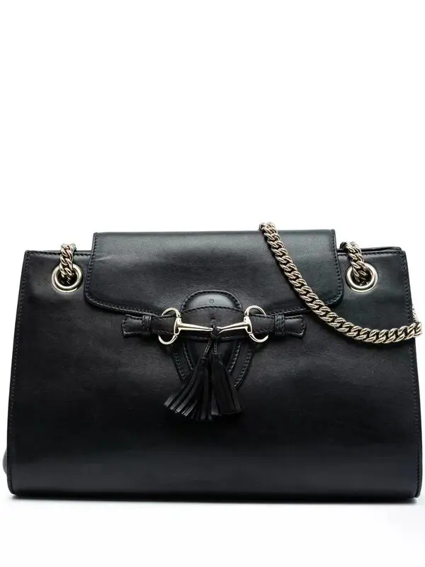 Gucci Large Leather Emily Shoulder Bag