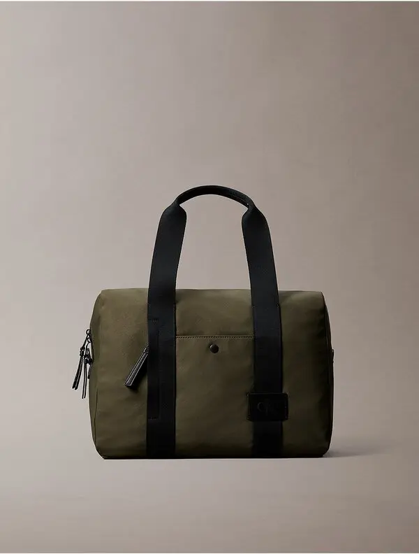 Calvin Klein Canvas Duffle Bag - Deep Olive