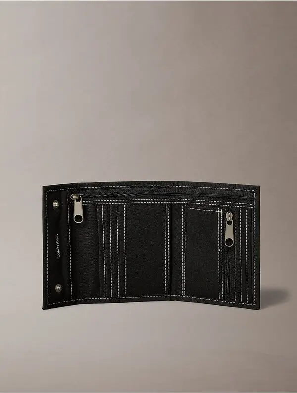 Calvin Klein Heritage Nyc Logo Graphic Trifold Wallet