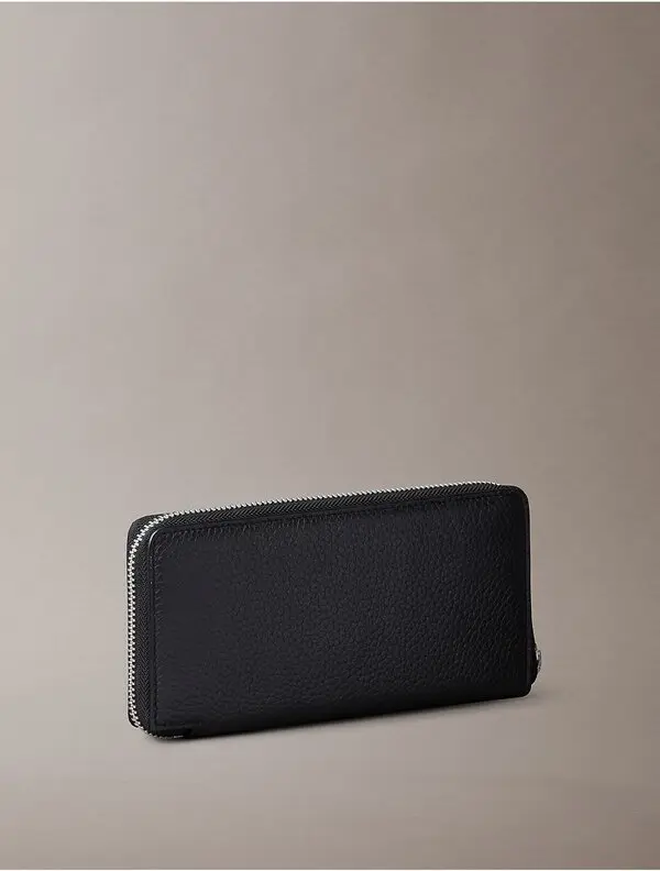 Calvin Klein Foil Embossed Logo Zip Wallet