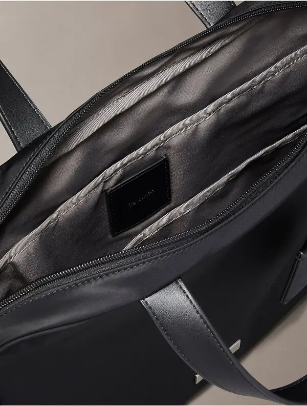Calvin Klein Matte Nylon Commuter Bag