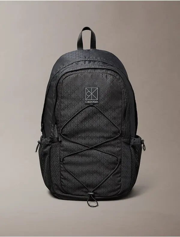 Calvin Klein Utility Emblem Backpack - Black