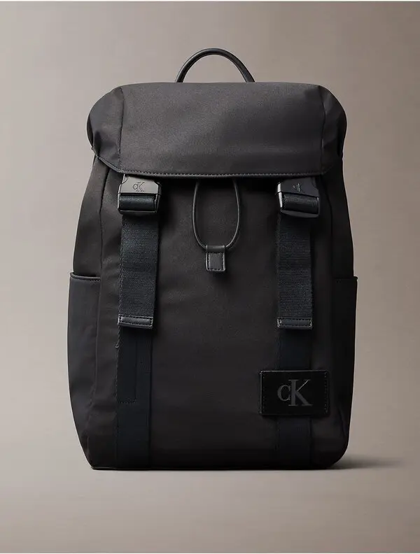 Calvin Klein Canvas Backpack - Black