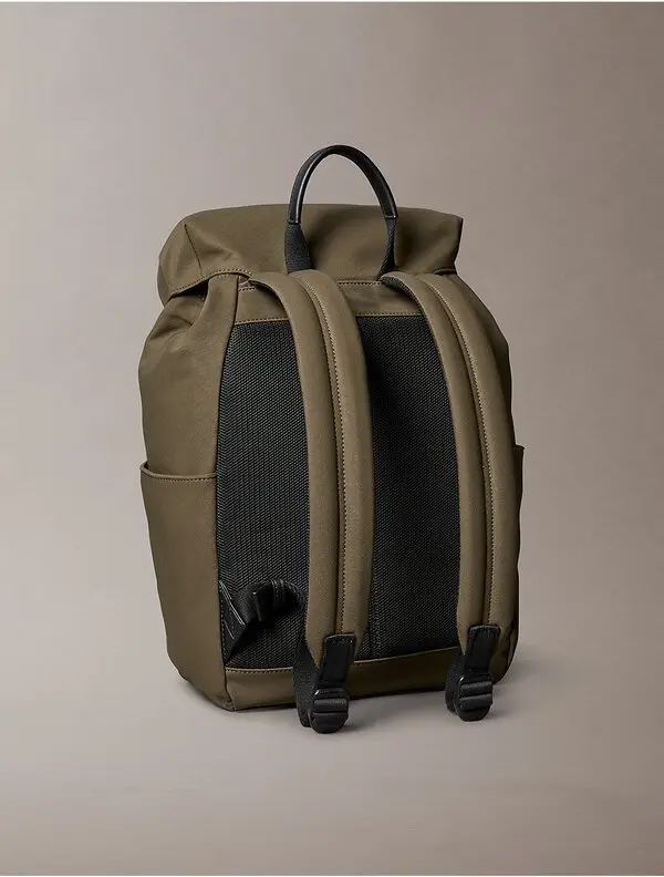 Calvin Klein Canvas Backpack - Deep Olive