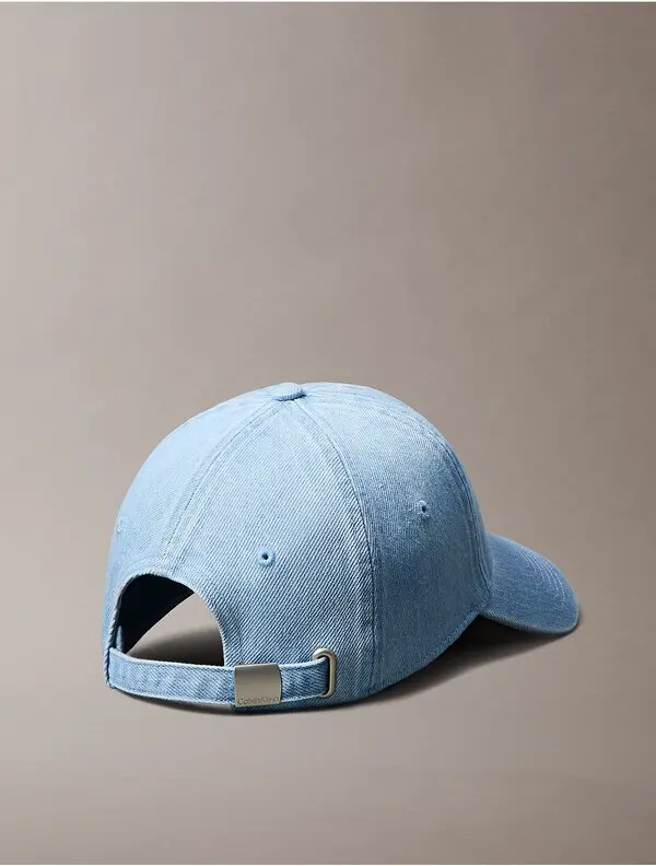 Calvin Klein Denim Cap With Embroidered Logo