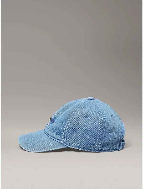 Calvin Klein Denim Cap With Embroidered Logo
