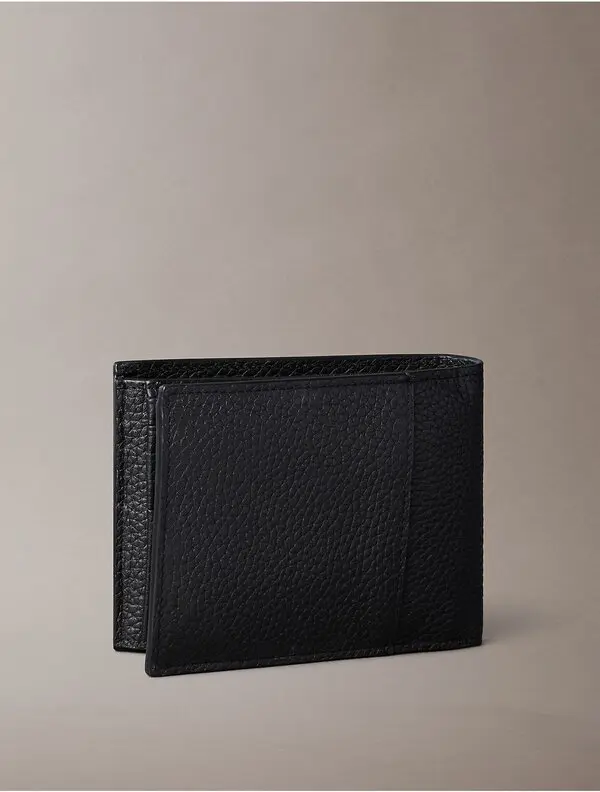 Calvin Klein Foil Embossed Logo Slim Trifold Wallet + Card Case