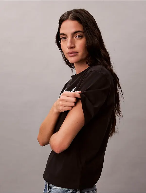 Calvin Klein Boxy T-shirt - Black