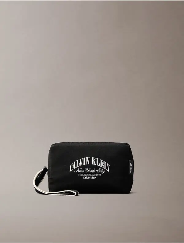 Calvin Klein Logo Graphic Pouch - Black