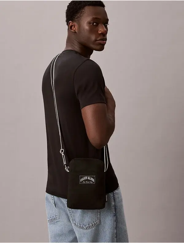 Calvin Klein Heritage Classic Capsule Reporter Bag - Black