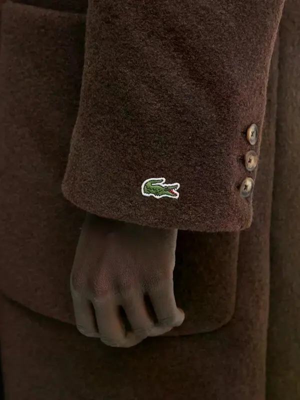 Lacoste Button-detailed Double-breasted Coat