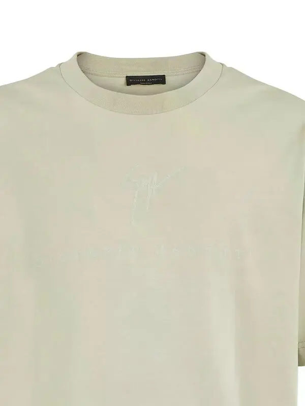 GIUSEPPE ZANOTTI Flocked-logo T-shirt