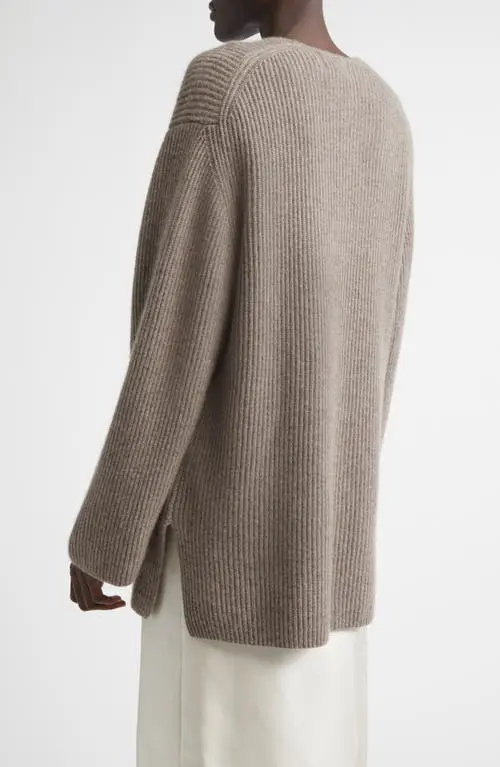 Loulou De Saison Gabe Dropped U-neck Cashmere Sweater