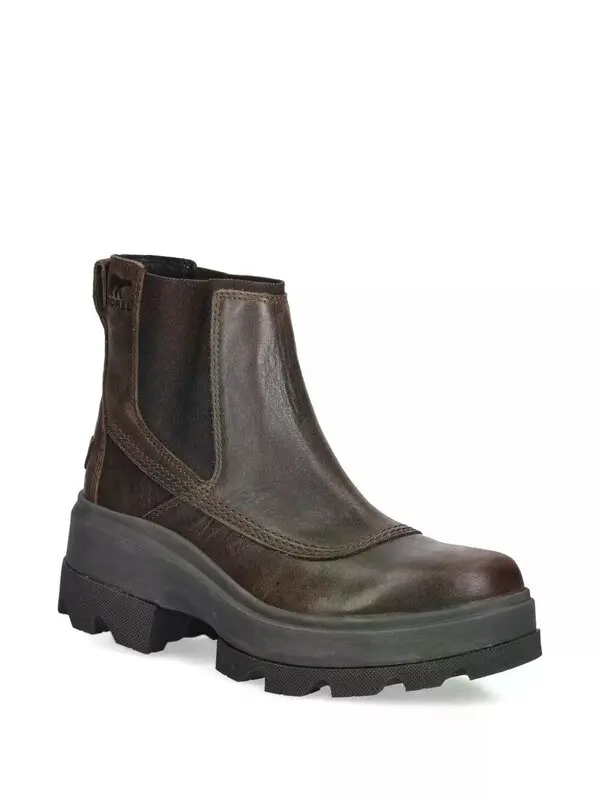 Sorel Joan Pull-tab Chelsea Boots - Brown