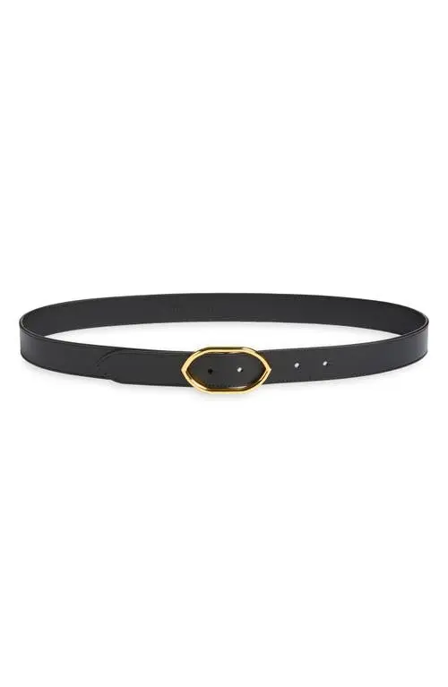 Jacquemus La Ceinture Calisson Leather Belt - Black