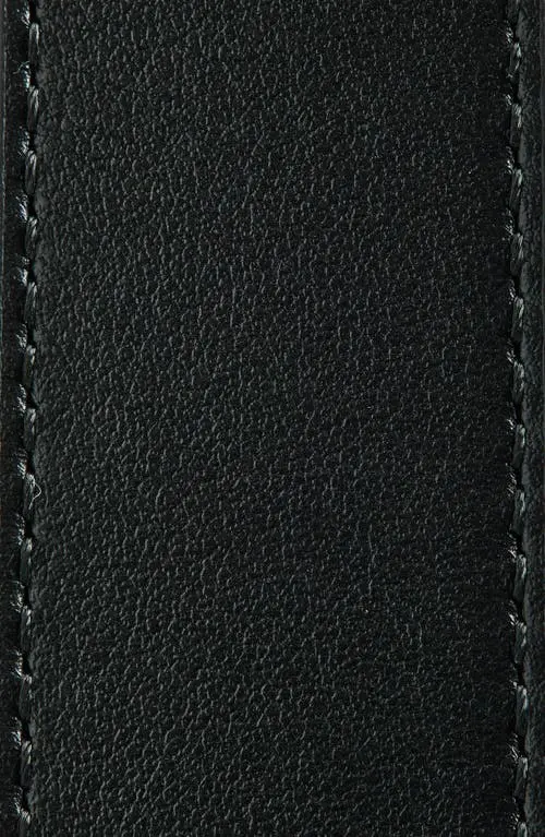 Jacquemus La Ceinture Calisson Leather Belt - Black