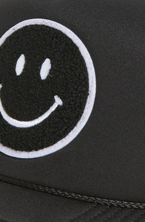 LOCAL BEACH Smiley Patch Trucker Hat