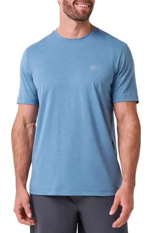 Travis Mathew Heater Pro Active T-shirt - Blue Horizon