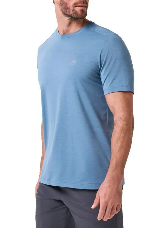 Travis Mathew Heater Pro Active T-shirt - Blue Horizon