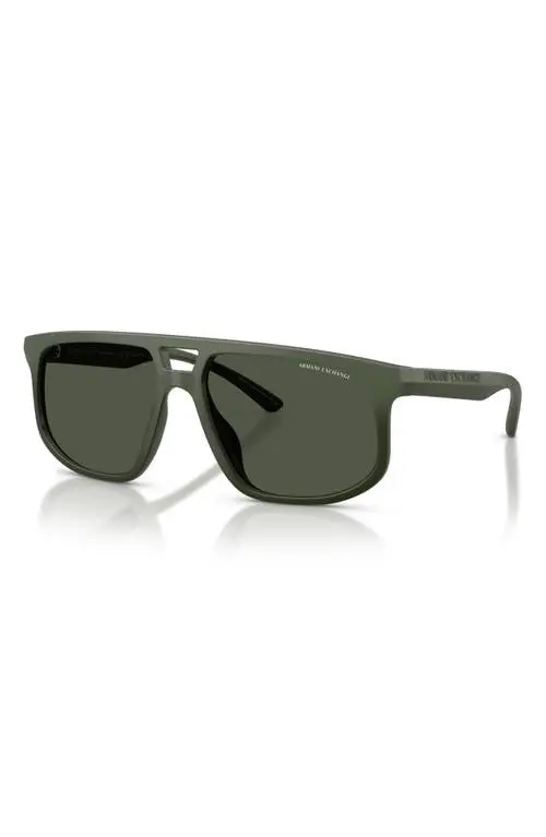 Armani Exchange 58mm Polarized Sunglasses