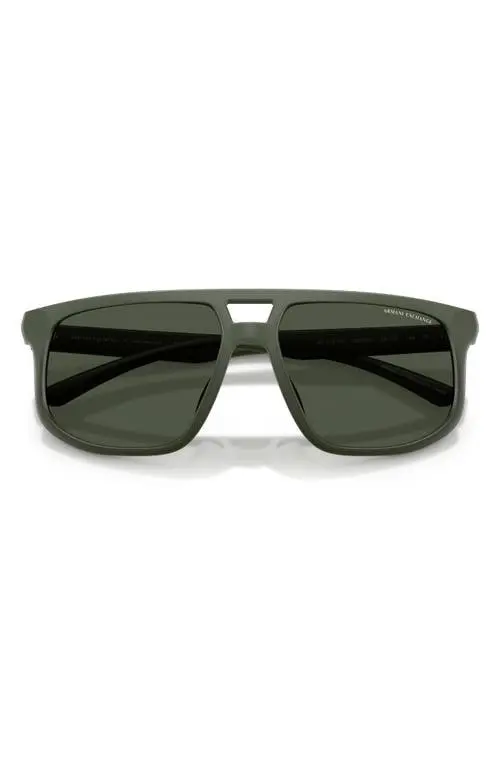 Armani Exchange 58mm Polarized Sunglasses
