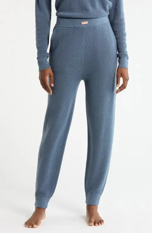 Lunya Silkthermal Knit Joggers - Harbor Indigo