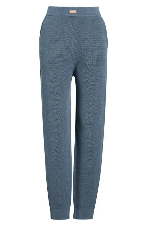 Lunya Silkthermal Knit Joggers - Harbor Indigo