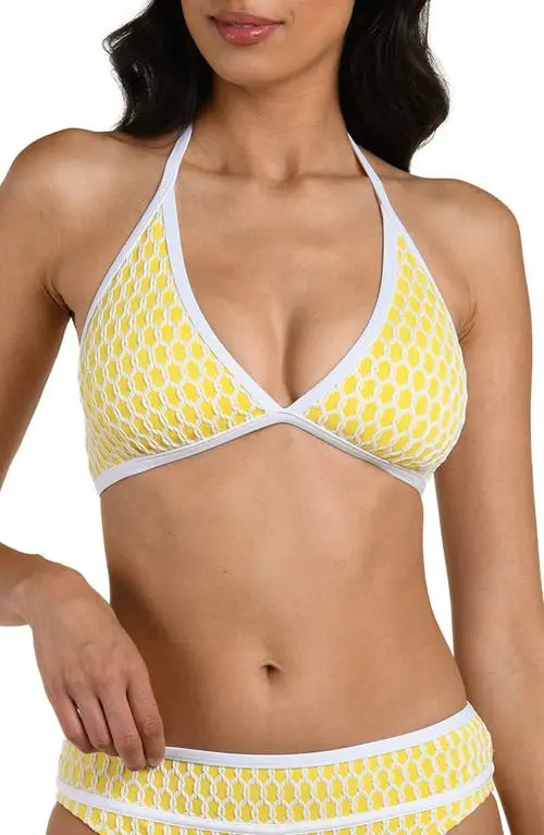 La Blanca Banded Halter Bikini Top - Soleil