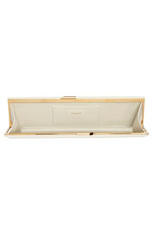 Saint Laurent Leather Clutch - Blanc Vintage