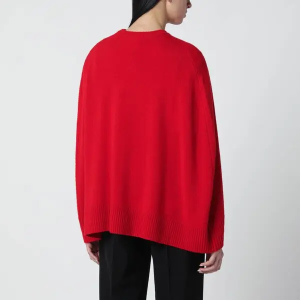 TOTEME Cashmere Cape Sweater - Red