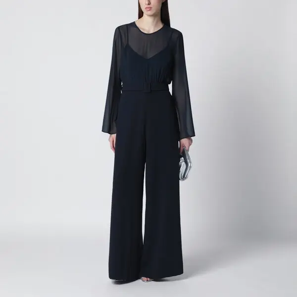 P.a.r.o.s.h Jumpsuit With Belt - Blue