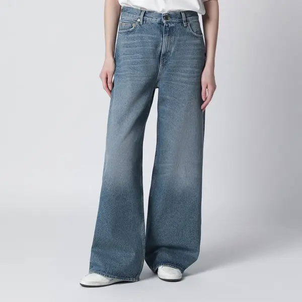 GOLDEN GOOSE Washed Wide-leg Jeans