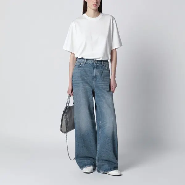 GOLDEN GOOSE Washed Wide-leg Jeans