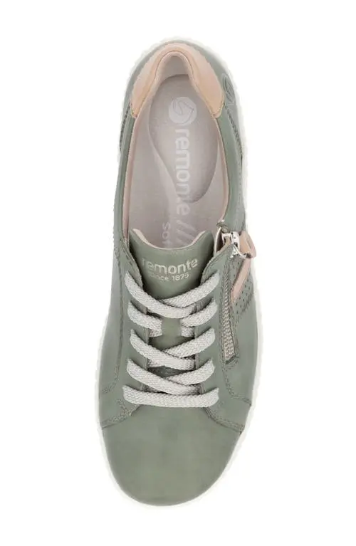 REMONTE Liv 40 Leather Sneaker - Mint/bisquit/mint