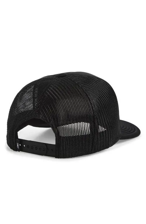 LOCAL BEACH Locals Only Ii Patch Trucker Hat - Black
