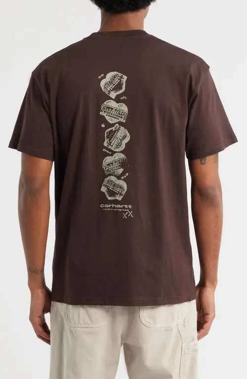 Carhartt Work In Progress Garble Logo Graphic T-shirt - Palisander
