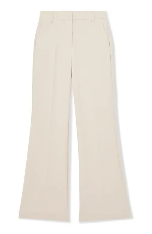 REISS Leona Belted Flare Hem Trousers