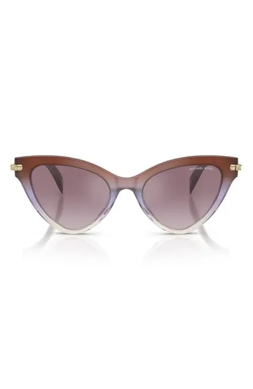 Michael Kors 52mm Gradient Cat-eye Sunglasses - Wine Gradient/purple