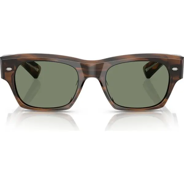 Oliver Spencer Kasdan Rectangular Sunglasses - Barchan/new G-15