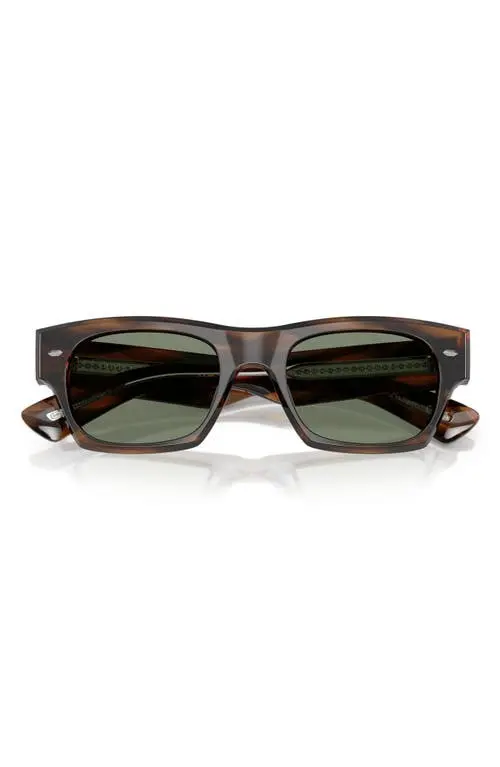 Oliver Spencer Kasdan Rectangular Sunglasses - Barchan/new G-15