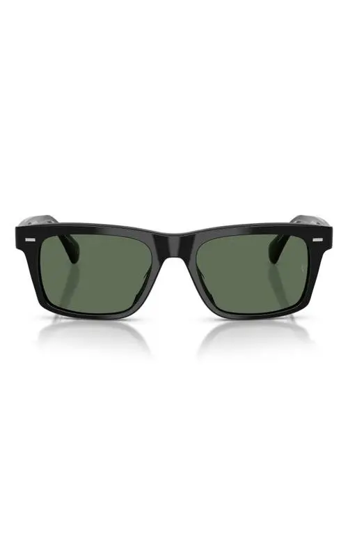 Oliver Spencer X Roger Federer Rectangular Sunglasses - Black/g-15 Polar